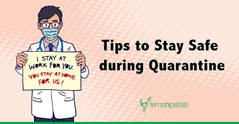 10 Tips to Stay Safe during Quarantine - Ferns N Petals