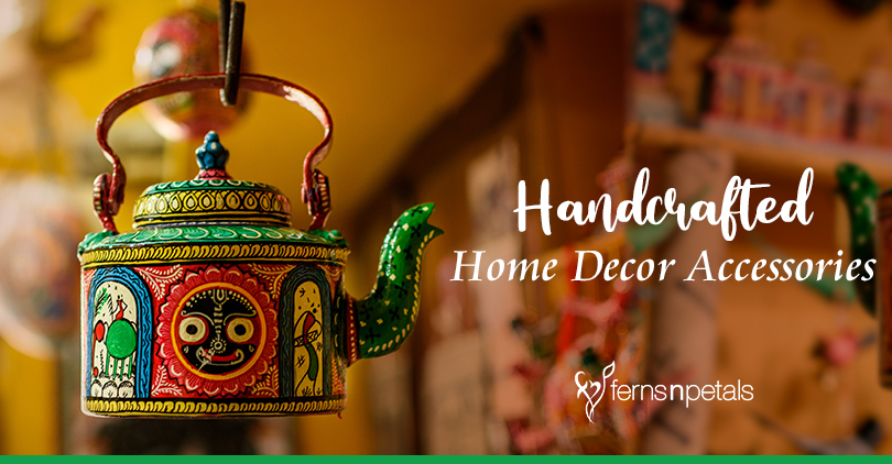 How to decorate the living area with handcrafted items? | FNP