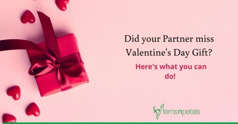 Did your Partner miss Valentine's Day Gift? Here's what you can do