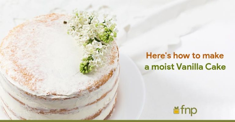 Moist & Fluffy Vanilla Cake Recipe | FNP