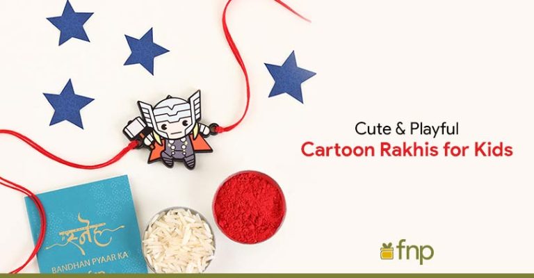 Cute & Playful Cartoon Rakhis for Kids | FNP